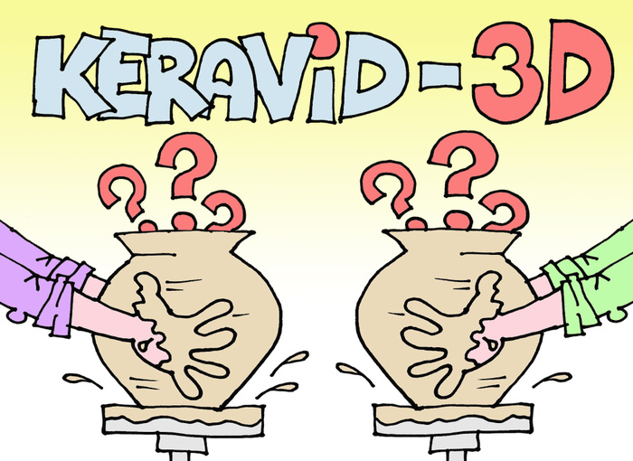 Hrnčiarsky projekt: KERAVID-3D (Michal Kušík) :: ZUŠ vo Voderadoch